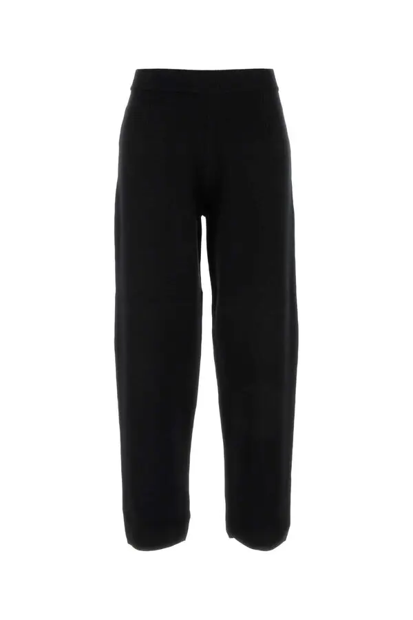 MM STUDIO Dula Viscose-blend Pants - Black