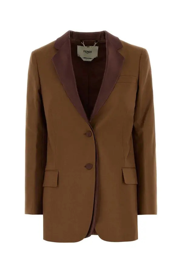 Fendi Wool & Mohair Blend Blazer