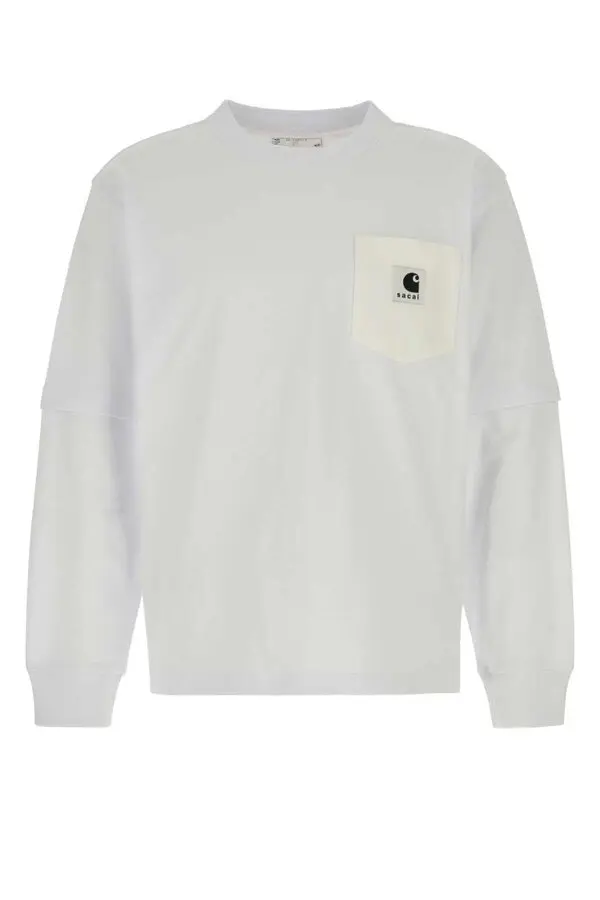 Sacai X Carhartt Wip-inspired Cotton T-shirt