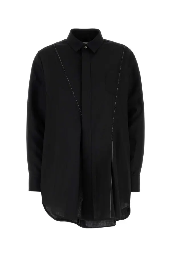 Sacai Polyester-wool Blend Shirt