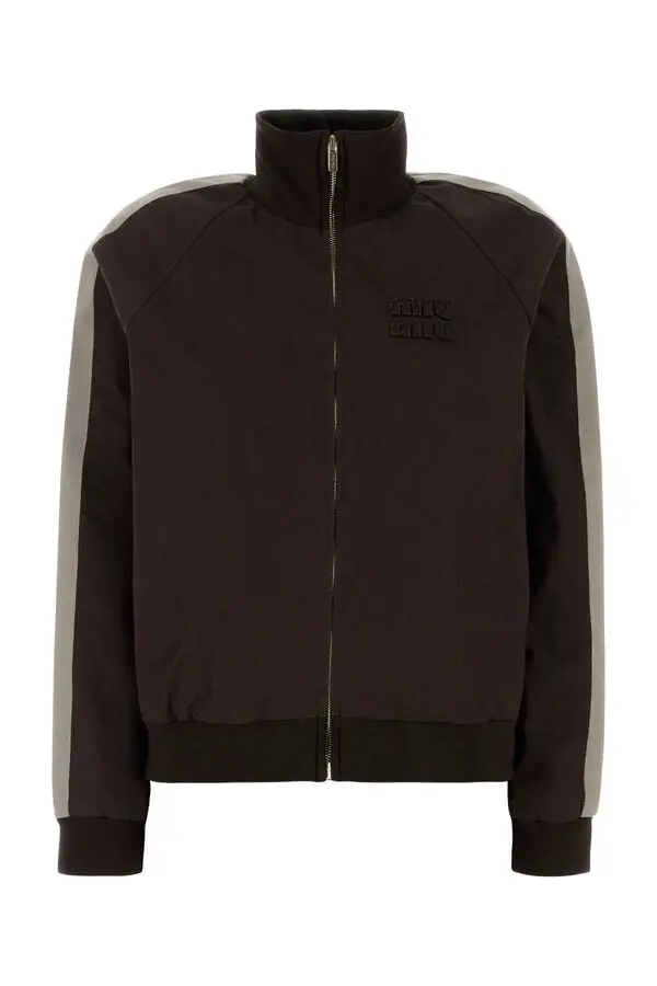 Miu Miu Cotton Jacket - Brown