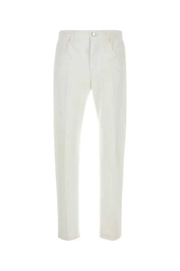 Fendi S Denim Jeans - White