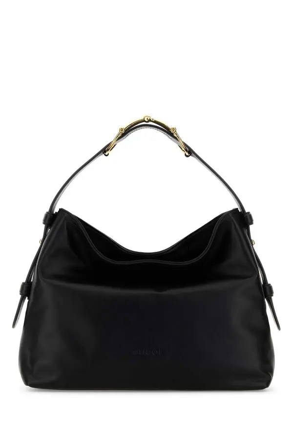Gucci Beatrix Medium Leather Shopping Handbag - Black