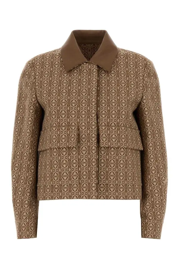 Max Mara Embroidered Cotton Viborg Jacket - Printed