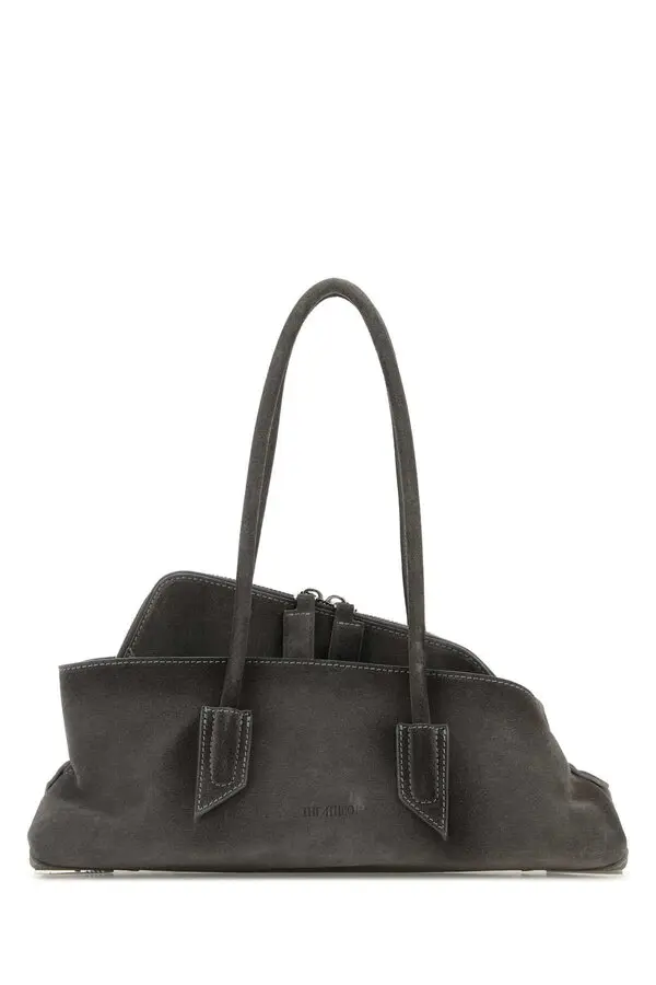 Attico The Passeggiata Mini Suede Small Handbag
