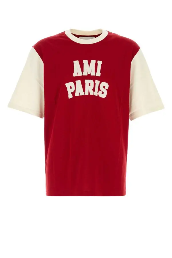 AMI Paris Cotton T-shirt - Red