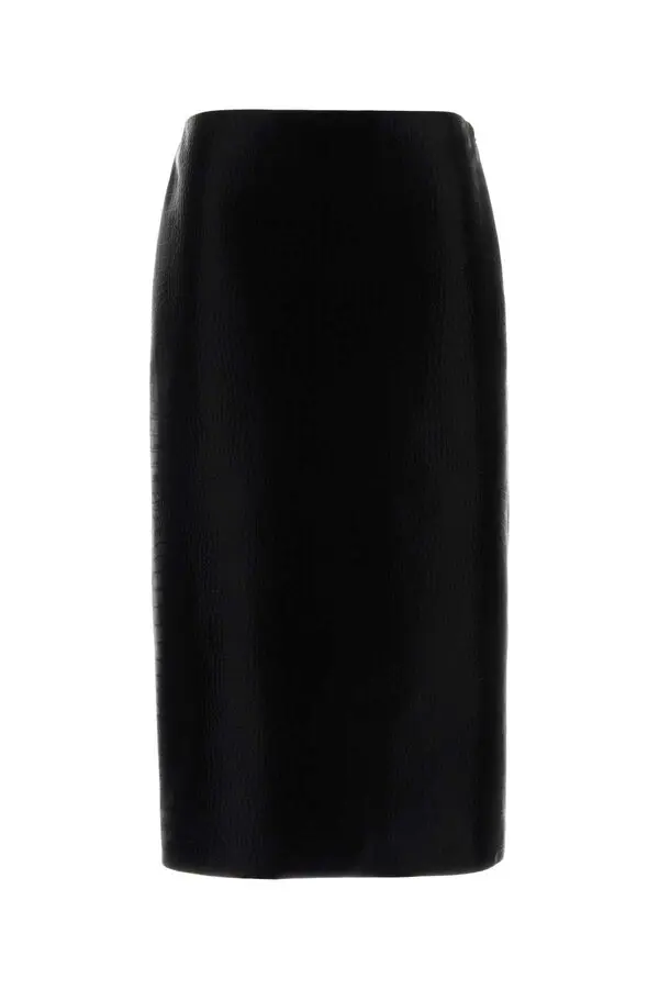 Gucci Lambskin Skirt - Blackblackblack