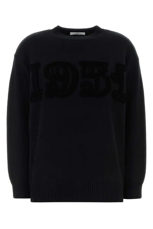 Max Mara Fido Wool-cashmere Sweater - Black