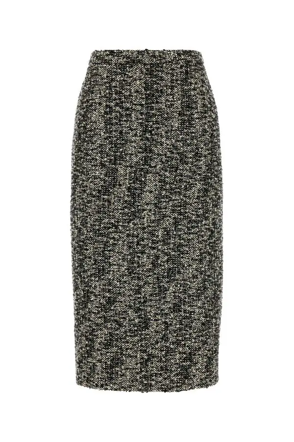 Gucci Bouclé Skirt - Multicoloured