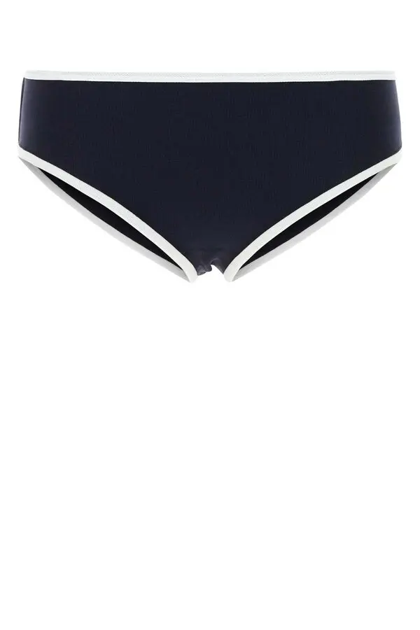 Miu Miu Midnight Stretch Nylon Bikini Bottom