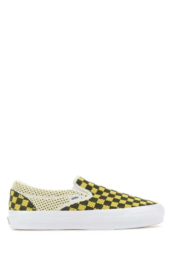 VANS Embroidered Lx Classic Slip-on Sneakers - Checked