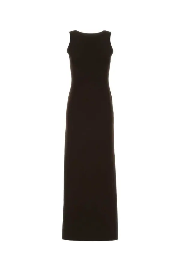 Gucci Chocolate Stretch Viscose-blend Mini Dress