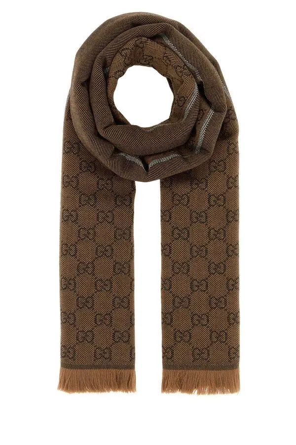 Gucci Wool Scarf 183 Cm X 47 Cm