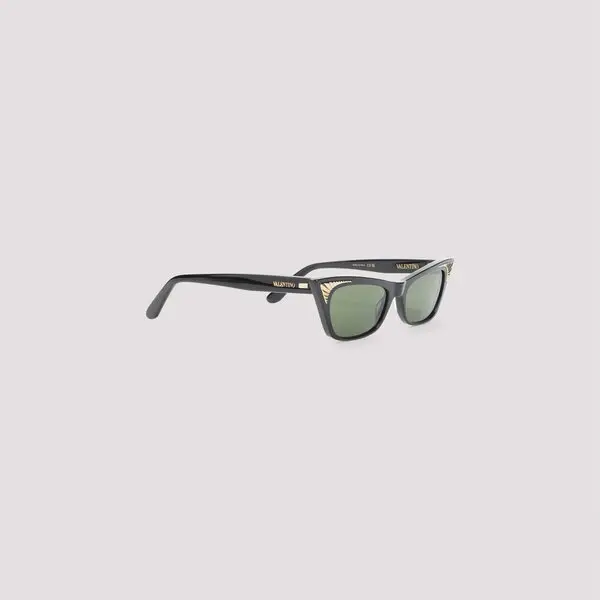 Valentino Garavani Acetate Cat Eye Sunglasses - Black