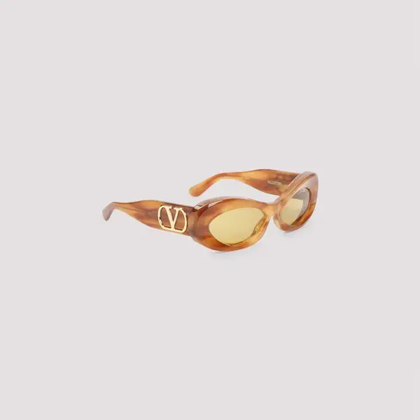 Valentino Garavani Acetate Cat Eye Sunglasses - Brown