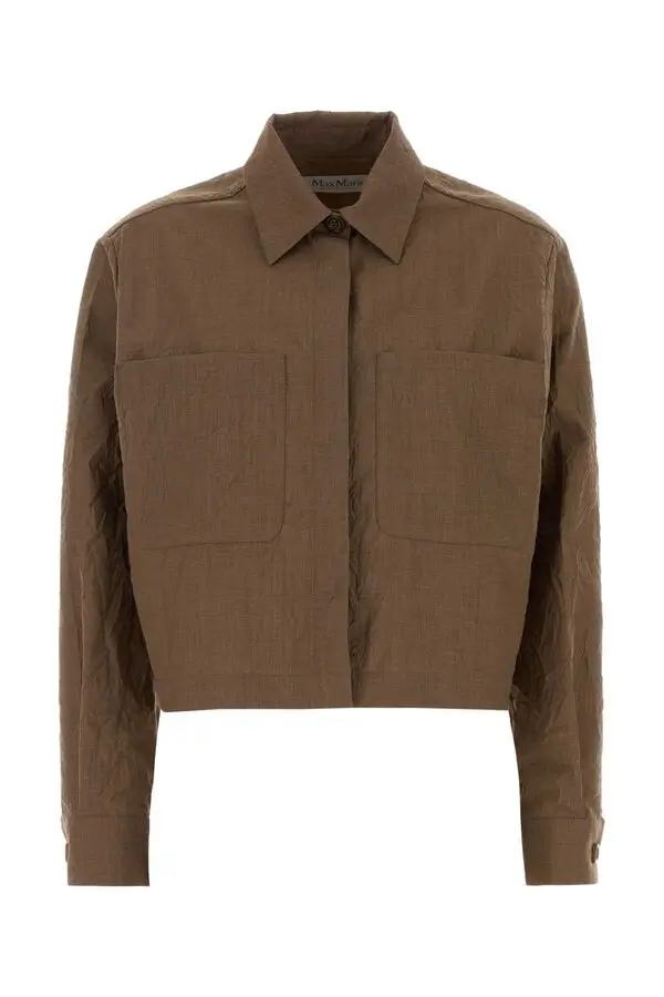 Max Mara Biscuit Wool Shirt - Camel