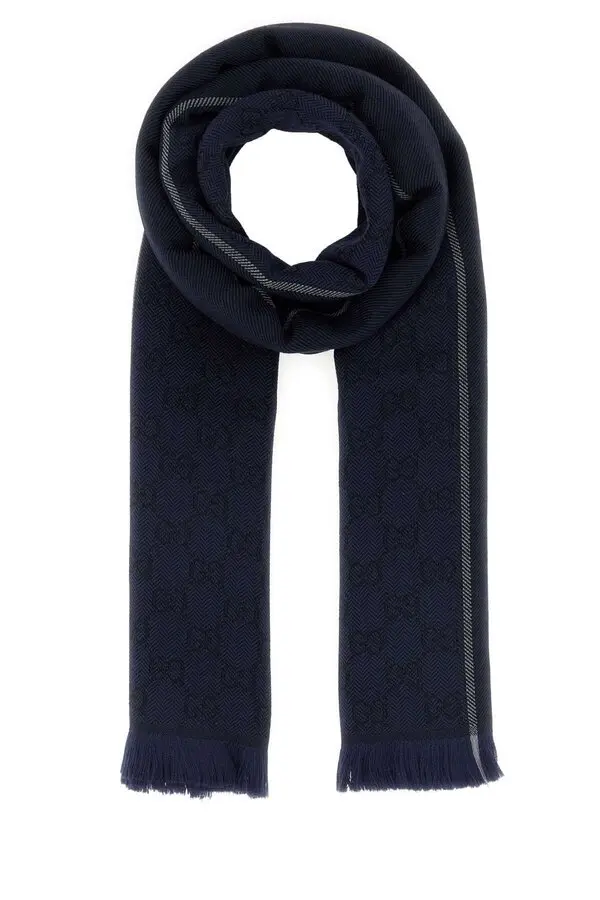 Gucci Wool Scarf 183 X 47 Cm For