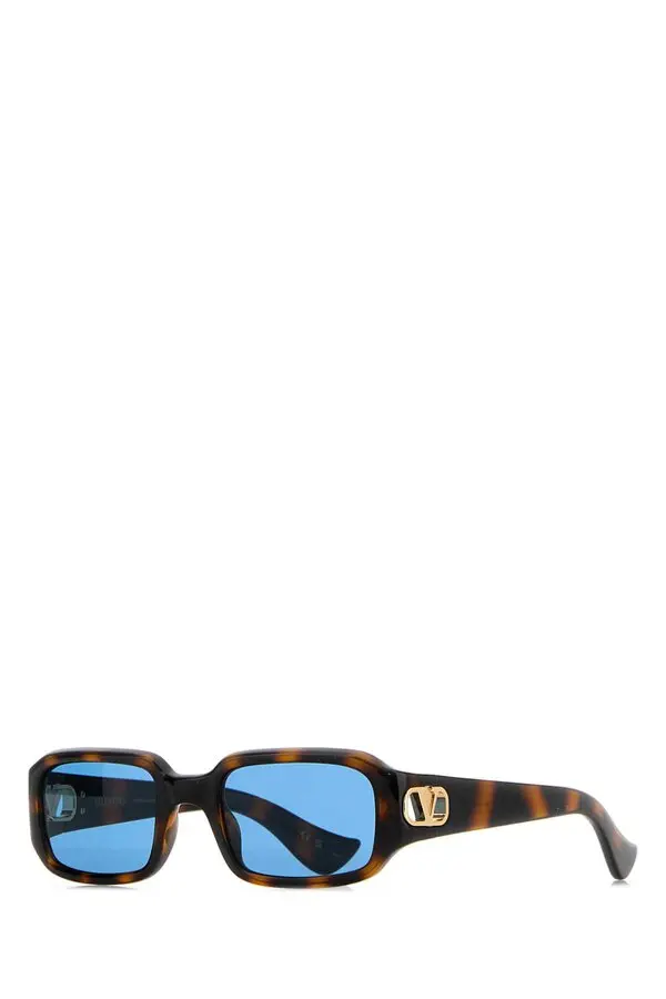Valentino Garavani Acetate Sunglasses With Gold Tone Hardware - Multicoloured