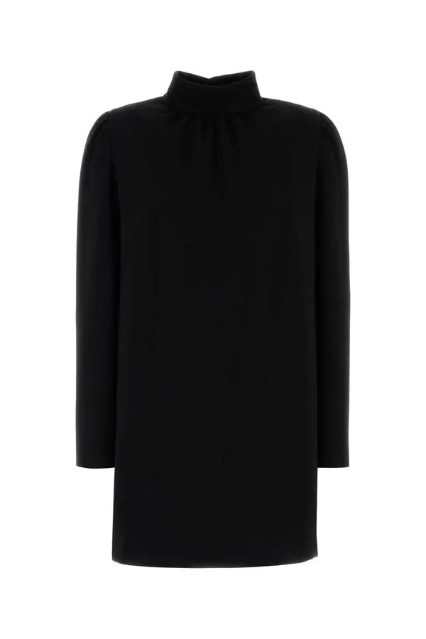 Max Mara Elegant Embellished Dress - Black