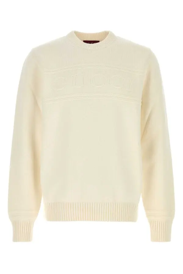 Gucci Cotton Blend Sweater - White