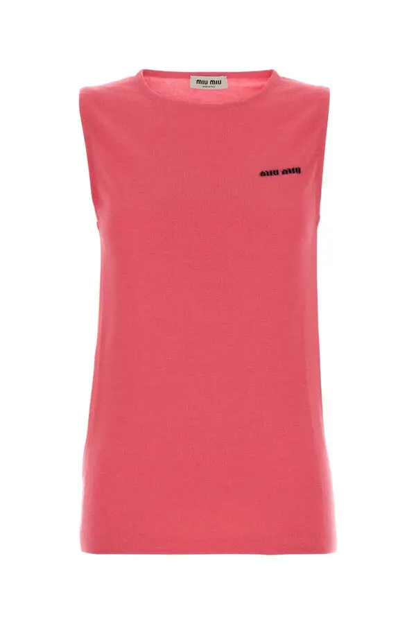 Miu Miu Cashmere-blend Knit Vest