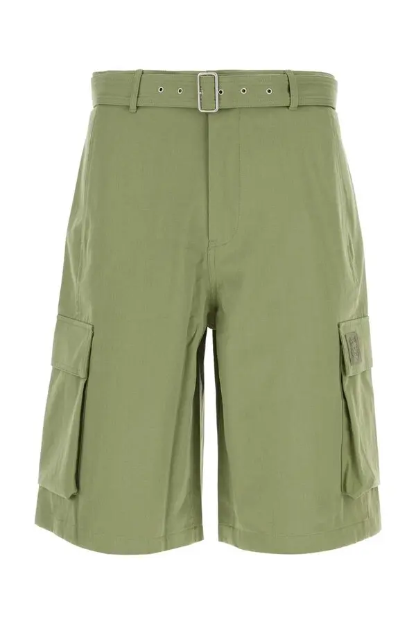 Maison Kitsuné Cotton Bermuda Shorts - Green