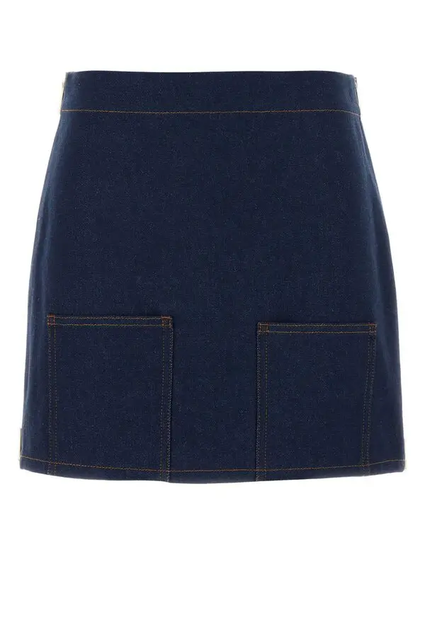 Fendi Denim Mini Skirt
