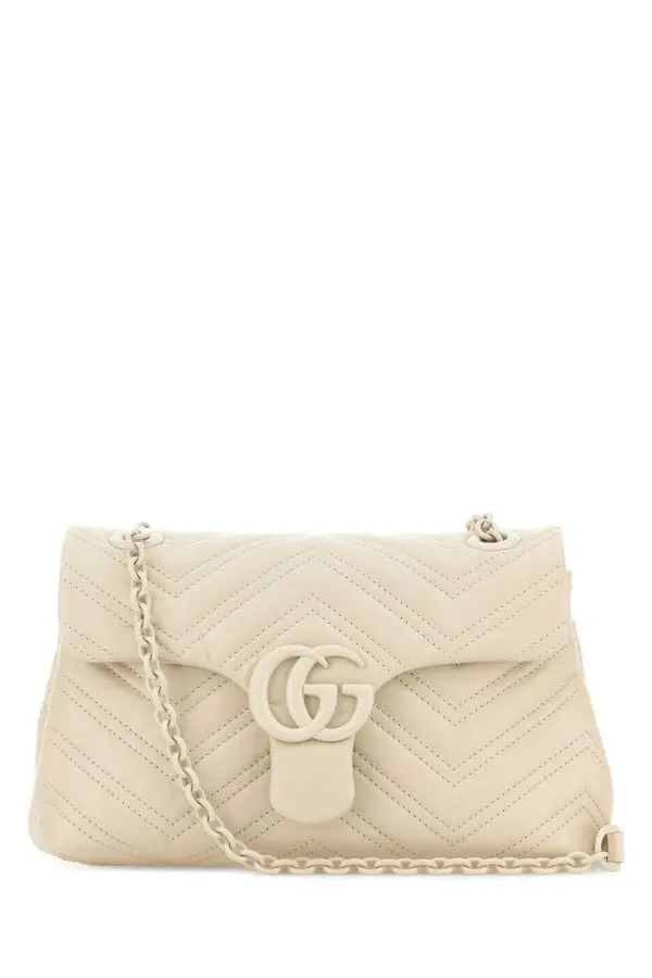 Gucci Mini Gg Marmont Nappa Leather Shoulder Bag