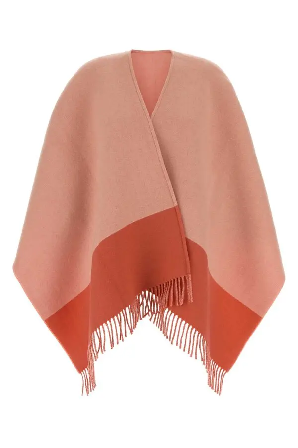 Gucci Wool-blend Cape With Cashmere Touch - Pink