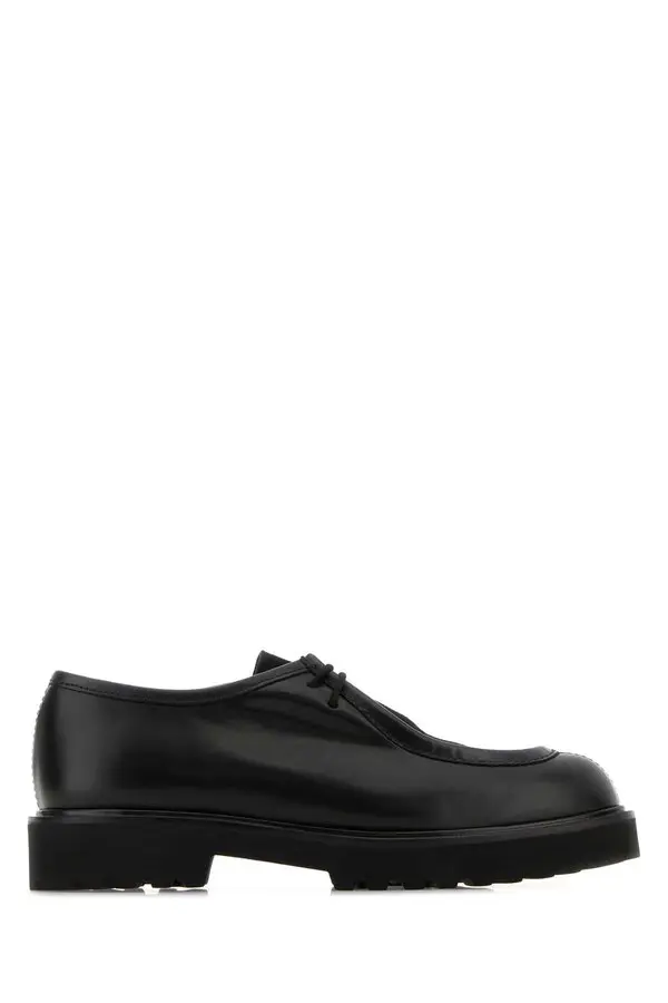 Max Mara Leather Track Lace-up Shoes
