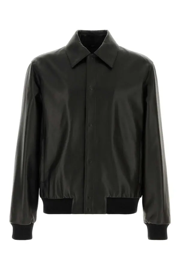 Fendi S Lamb Leather Bomber Jacket