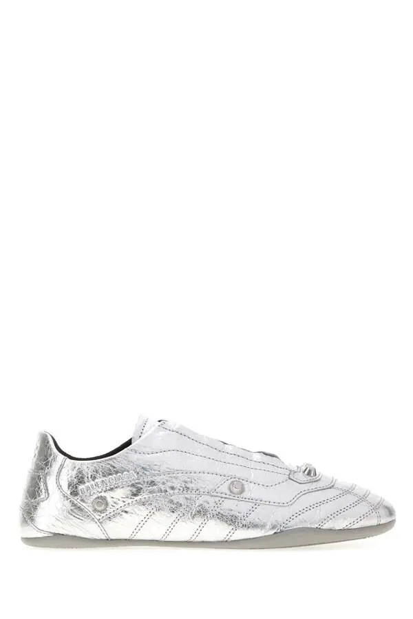 Balenciaga Leather City Sneaker - Orange