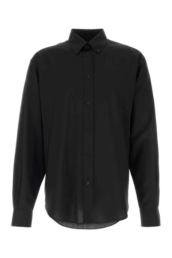 Fendi S 100% Wool Shirt