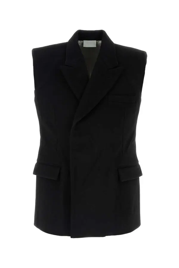VTMNTS Sleeveless Blazer In Virgin Wool