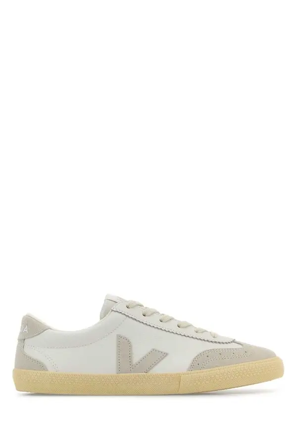 VEJA Volley O.t. Leather Low Top Sneakers - White