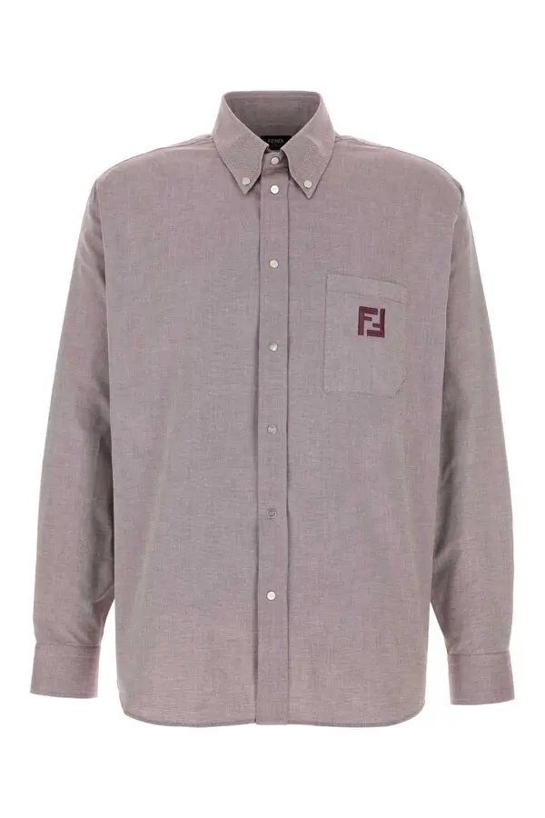 Fendi S Oxford Shirt In Cotton Poplin