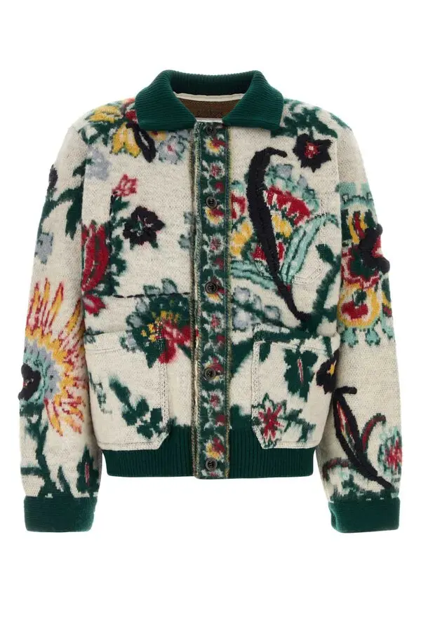 Sacai Embroidered Wool Sweater
