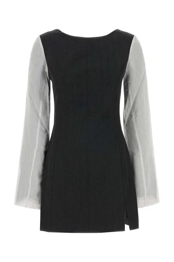 Our Legacy Embroidered Twill Mini Dress