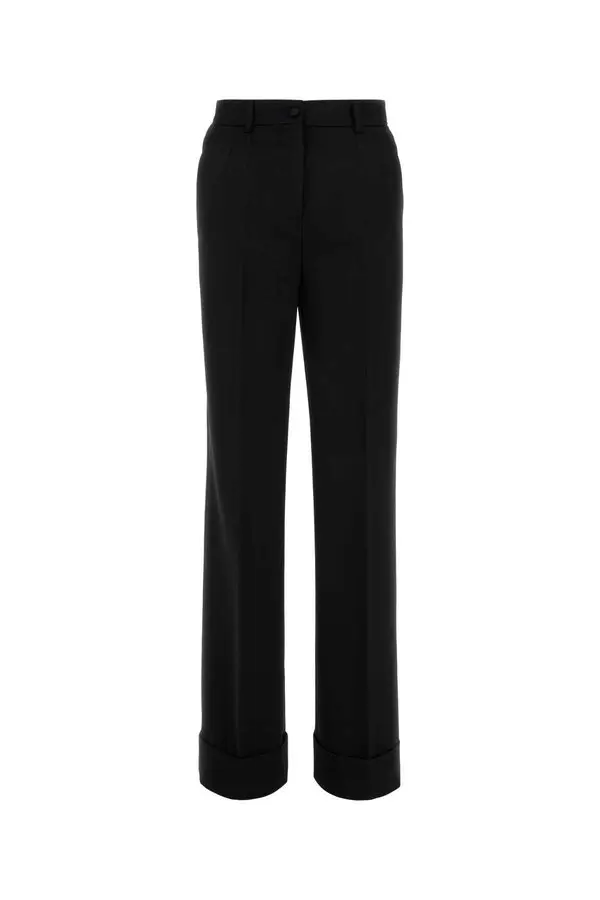 Dolce & Gabbana Style Virgin Wool Pants For