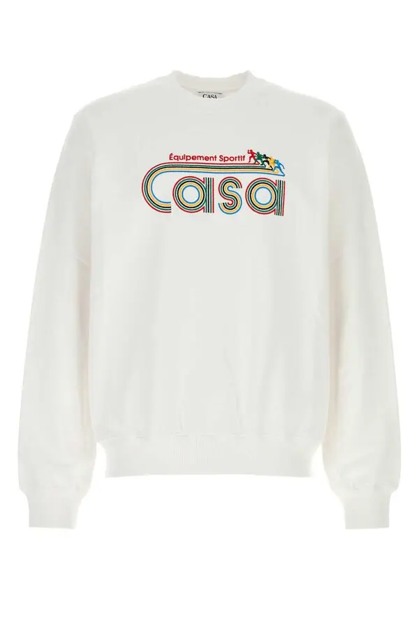 Casablanca Organic Cotton Crewneck Sweatshirt