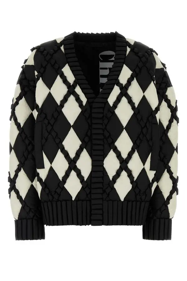 RAXXY Two-tone Nylon Down Jacket For