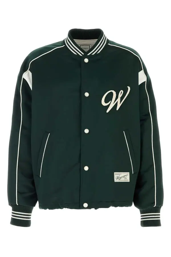 WOOYOUNGMI Satin Bomber Jacket