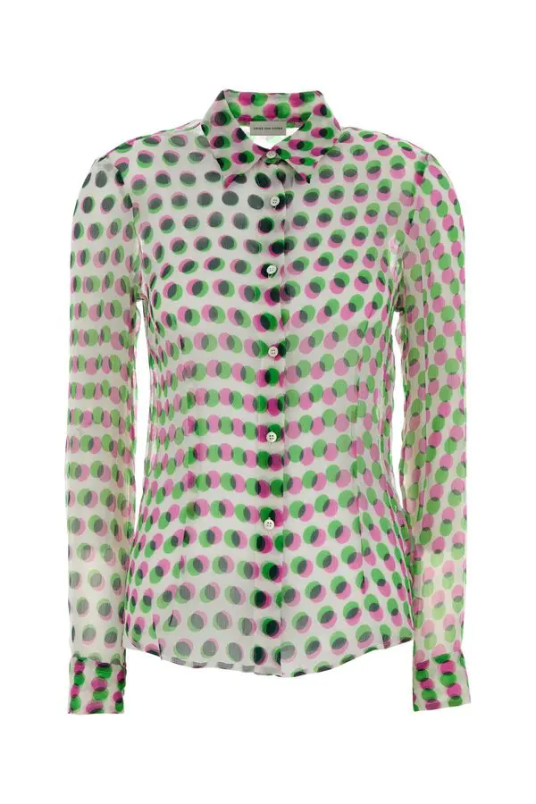 Dries Van Noten Chiffon Shirt - Printed