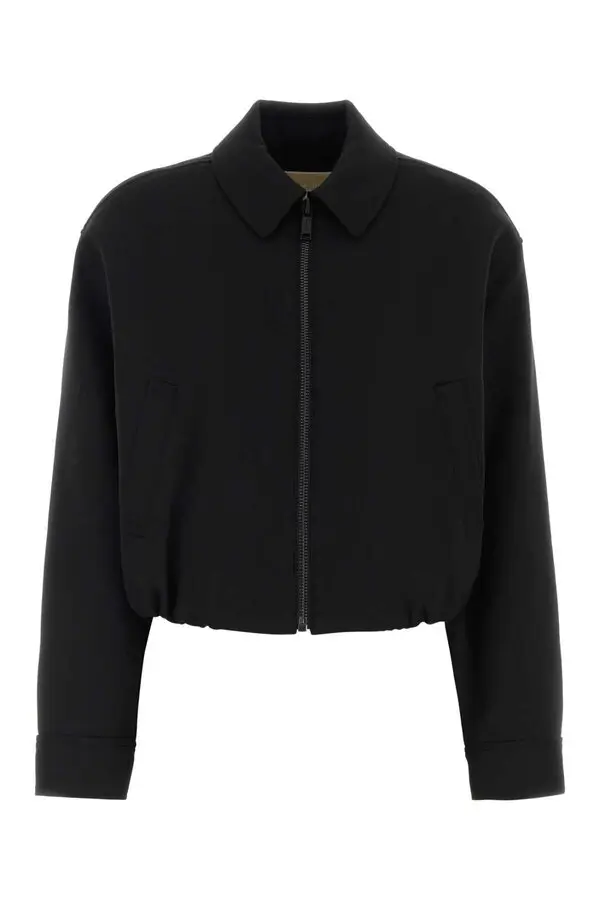 Michael Kors Twill Bomber Jacket