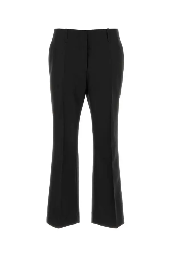Dries Van Noten Paloma Wool-silk Blend Pant - Black