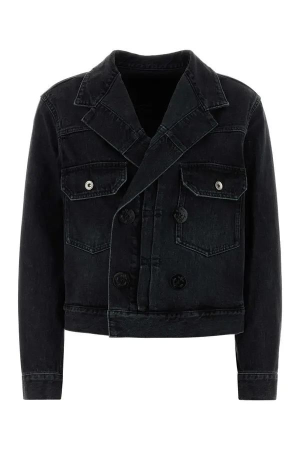 Sacai Sleek Denim Jacket - Black