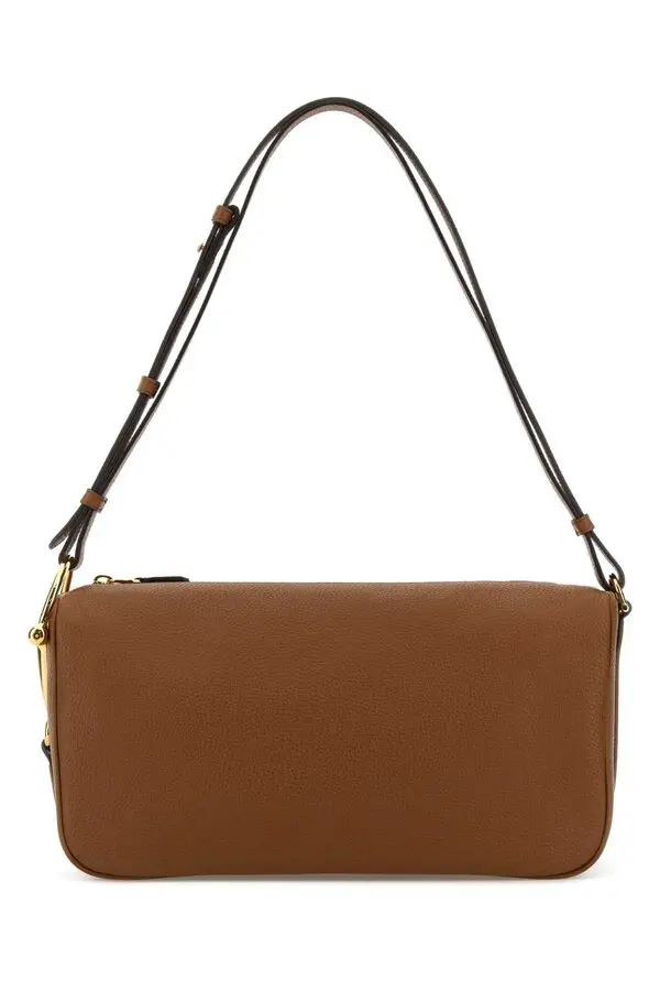 Gucci Half Horsebit Medium Leather Shoulder Handbag 31 Cm