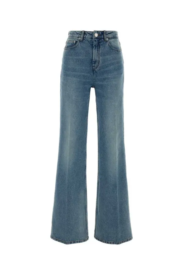 AMI Paris Cotton Denim Jeans - Blue