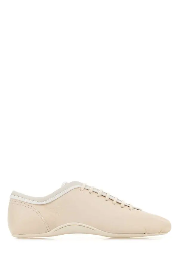 Dries Van Noten Leather Lace-up Sneakers - White