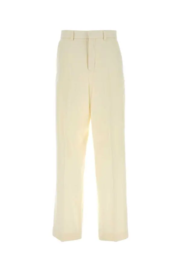 AMI Paris Wide-leg Virgin Wool Pants